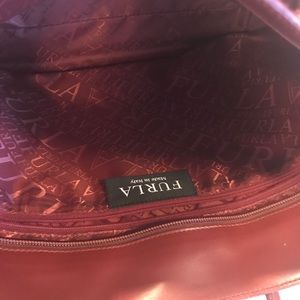 Furla | Bags | Furla Red Leather Tote | Poshmark